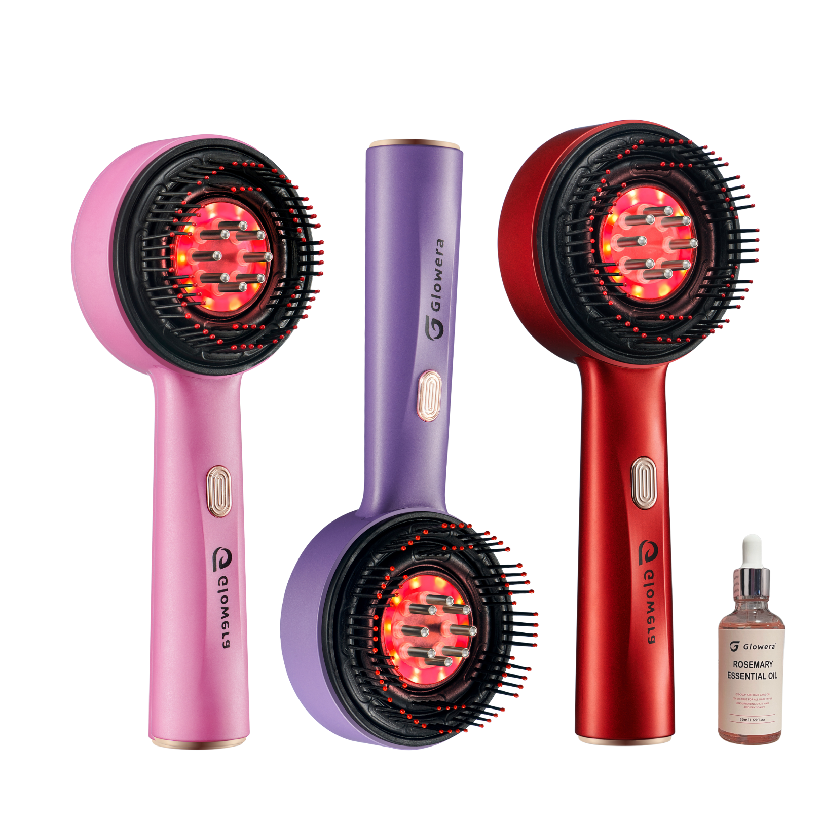Glowera™ Red Light Scalp Massager 3 in 1